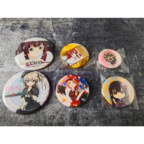 Official Anime Tin Badges Girls Und Panzerdemon Slayer Code Geass