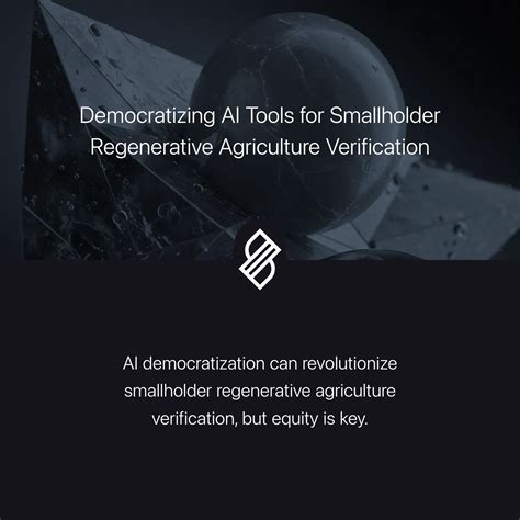Democratizing Ai Tools For Smallholder Regenerative Agriculture