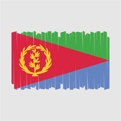 Eritrea Flag Brush Vector 21936166 Vector Art At Vecteezy