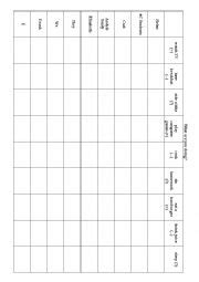 Present Continuous Grid ESL Worksheet By Witchy