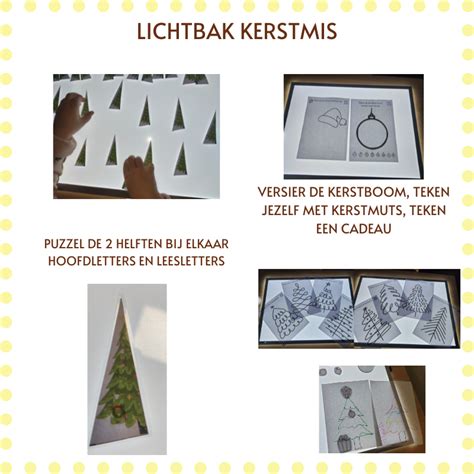 Lichtbak Kerstmis Puzzel De Helften Bij Elkaar En Teken Na Juf Vicky