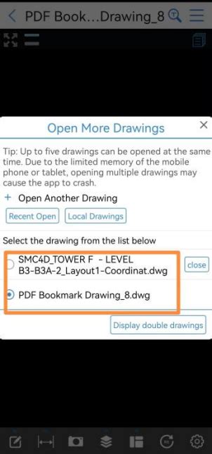 How To Open Multiple Cad Drawings Using The Mobile Version Of Cad