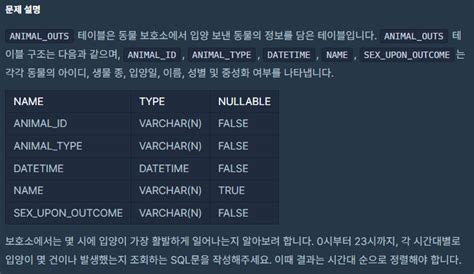 프로그래머스mysql 입양 시각 구하기2 공기업 전산직을 위한 도서관