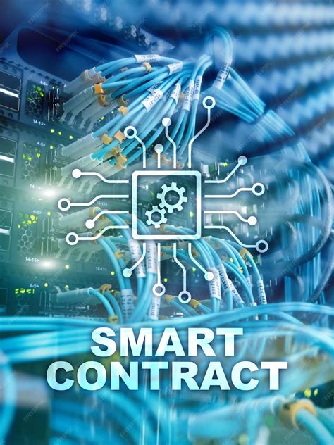premium photo smart contract blockchain technology in modern business