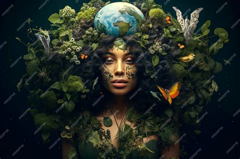 Premium Ai Image Generative Ai Illustration Of Head Of Beautiful
