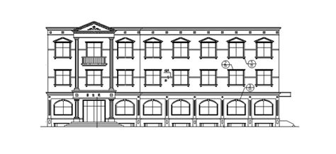 欧式独栋三层餐饮建筑设计方案施工图CAD施工图下载ID 165148119 知末案例馆