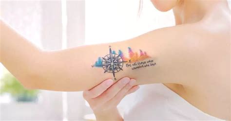 Not All Those Who Wander Are Lost Tattoo Ribs Best Sale