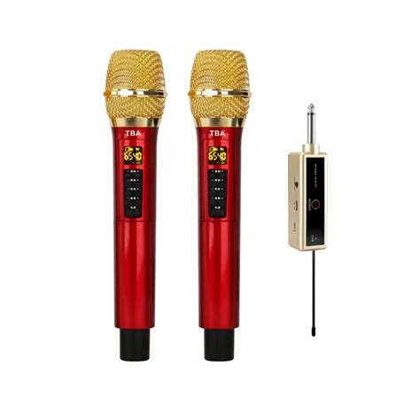 Uhf Wireless Microphone Rechargeable Wireless Dynamic Handheld Vocal