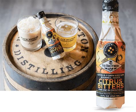 Fee Brothers Bitters Barrel Entry Black Button Distilling