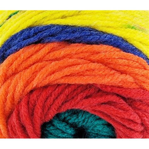 Stripes Acrylic Yarn 100g 188m 8ply Primary Craft Vault