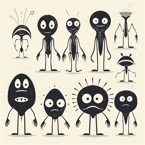 Premium Photo Cartoon Characters Of Different Types Of People With