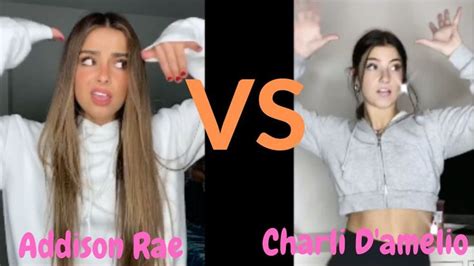 Charli Damelio Vs Addison Rae Tiktok Compilation