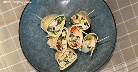 Mini Tortille Z Kurczakiem I Sosem Czosnkowym Łatwe Przepisy
