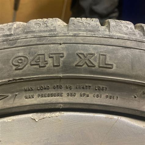 Давление в шинах автомобиля какое должно быть таблица