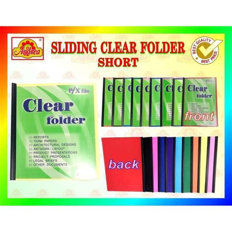 Clear Folder Short Andrea Lazada Ph