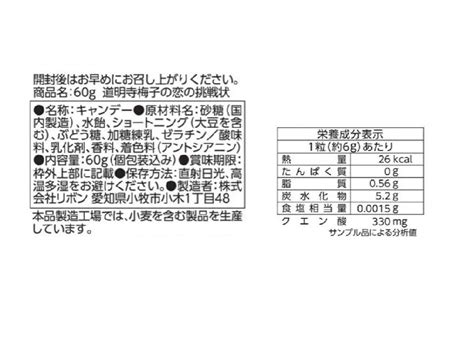 リボン 道明寺梅子の恋の挑戦状 60g ダイソーネットストア【公式】