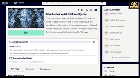 Infosys Springboard Introduction To Artificial Intelligence Self