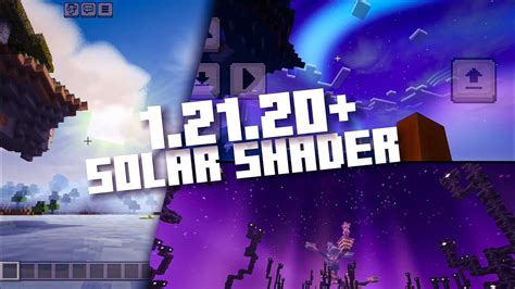 Funciona En La 12121 Solar Shader Para Minecraft Pe 121 Youtube