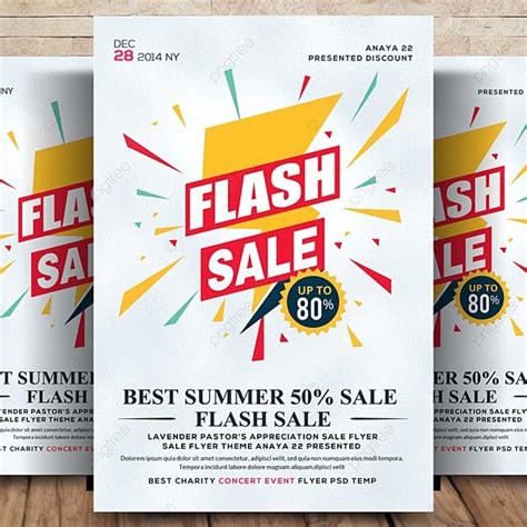 Sales Promotion Flyer Psd Template Download On Pngtree
