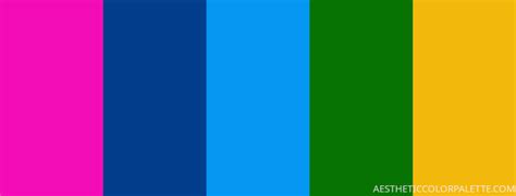 Tropical Color Palette Aesthetic Color Palette