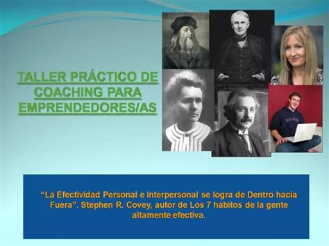 PPT TALLER PR CTICO DE COACHING PARA EMPRENDEDORES PowerPoint