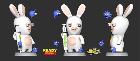 Raving Rabbids Free 3d Model By Sinh Nguyen