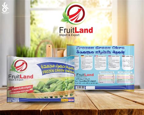 Frozen Green Okra Fruit Land