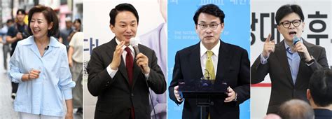 與전대 투표율 하락에 한동훈 측 “친윤 조직표 없어” 나경원·원희룡 측 “韓에 실망감 반영”