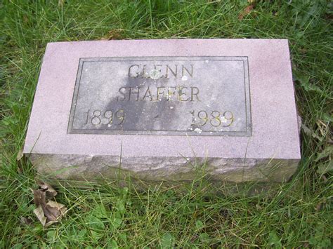 Glenn Shaffer 1899 1989 Monumento Find A Grave