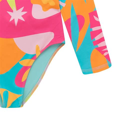 Vestido De Baño Entero Manga Larga Para Niña Ropa Nina Offcorss