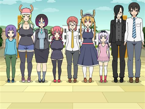 Most Of The Dragon Maid Characters In Kisekae 2 By Njarsenis2 On Deviantart