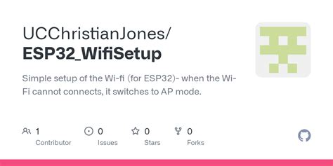 Github Ucchristianjones Esp Wifisetup Simple Setup Of The Wi Fi For Esp When The Wi Fi