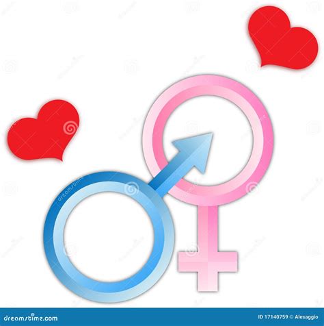 Love Male And Female Sign Stock Vector Illustration Of Sexual 17140759