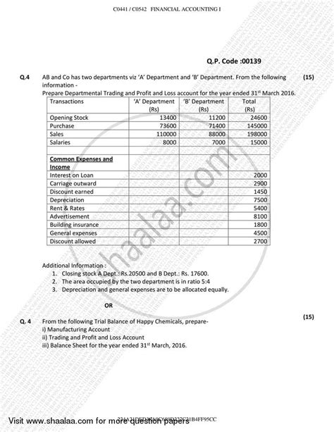 Financial Accounting Elements Of Financial Accounting B Accounting And Finance