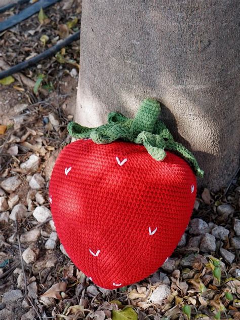 Pdf Strawberry Plushie Crochet Pattern Amigurumi Tutorial Pdf In