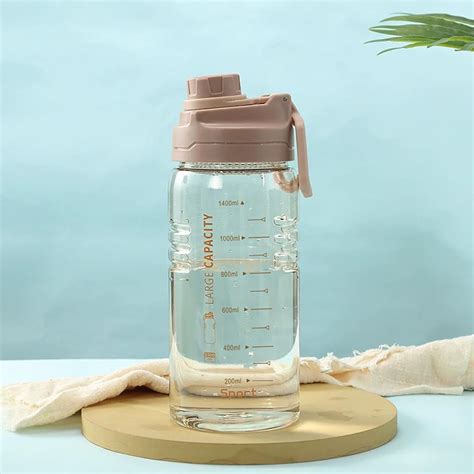 Kihout Sports Water Cup Large Capacity Water Bottle Fitness Cup Straw