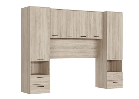 Cellini Oak Overbed Storage Wardrobe Online Outlet