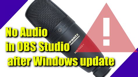 Audio Device Stopped Working In OBS Studio RamonWasHier