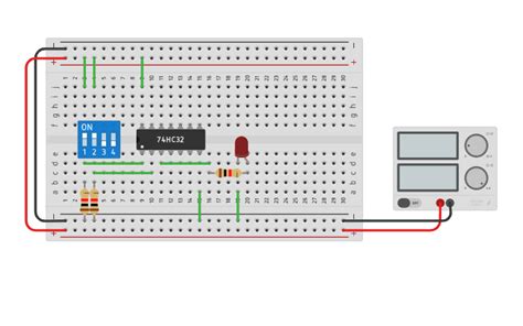 Circuit Design Or Gate Tinkercad