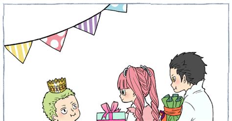 ゾロ シッケアール王国ひつまぶし3兄弟のたんじょうび 壱星のマンガ 漫画 ミホーク ペローナ Pixiv