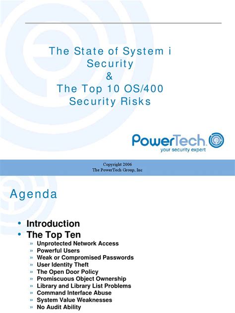 Top 10 Security Risks As400 Pdf