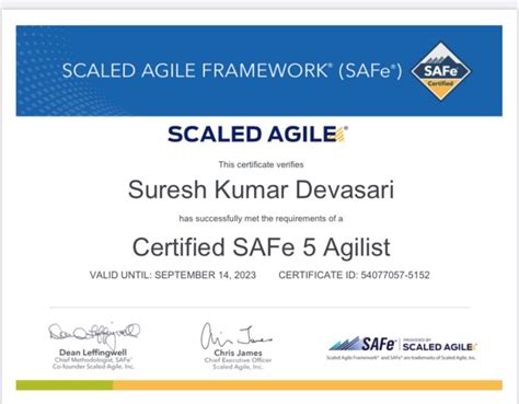 Suresh Kumar Devasari On Linkedin Safeagilist Thankyou 12 Comments