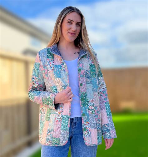 Laura Jacket Sewing Pattern Ladies Patchwork Jacket Design