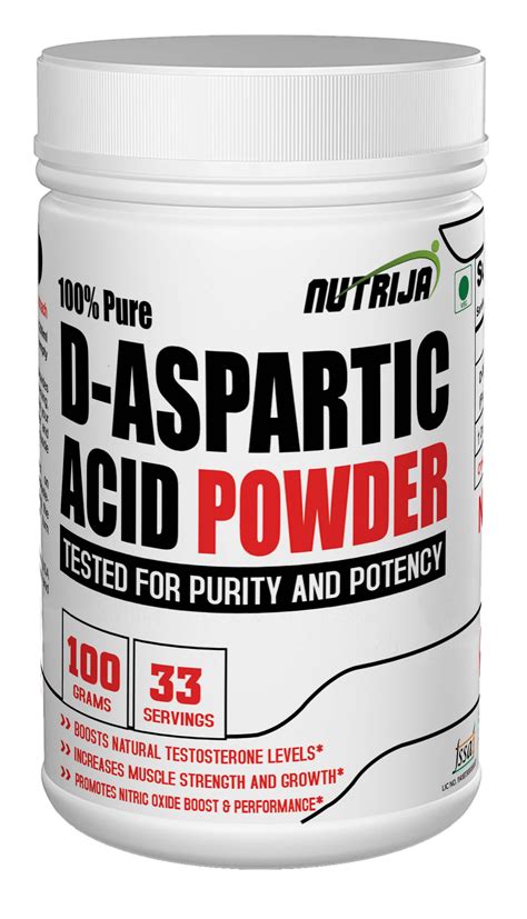 Buy D Aspartic Acid Powder In India Nutrija™ Supplement Store