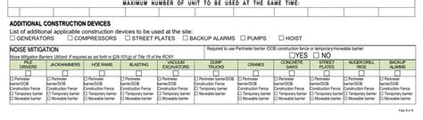 Nyc Dep Noise Mitigation Plan Pdf Form Formspal