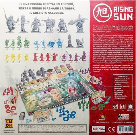 Asmodee Rising Sun Miniature Board Game Multicoloured 10300 Toptoy