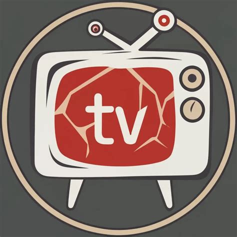 Logo Design For Broken Tv Modern Typography With Distinct Broken