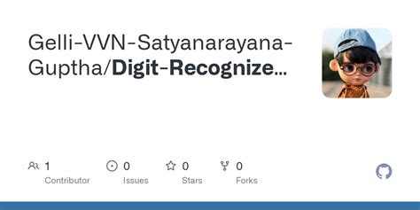 GitHub Gelli VVN Satyanarayana Guptha Digit Recognizer Using CNN