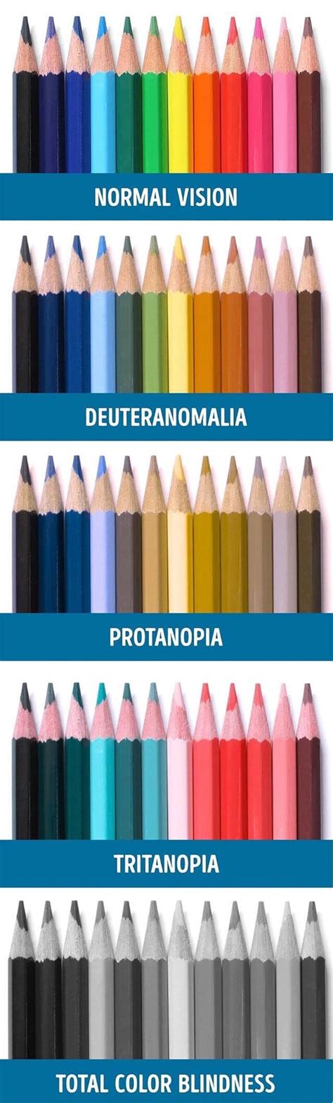 Normal Vision Deuteranomalia Protanopia Tritanopia Total Color
