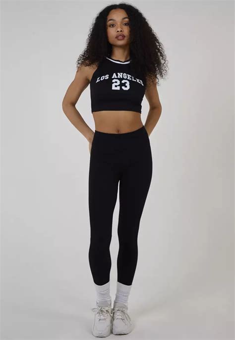 Buy Pink Vanilla Pink Vanilla Black Sports Stripe Varsity Super Crop